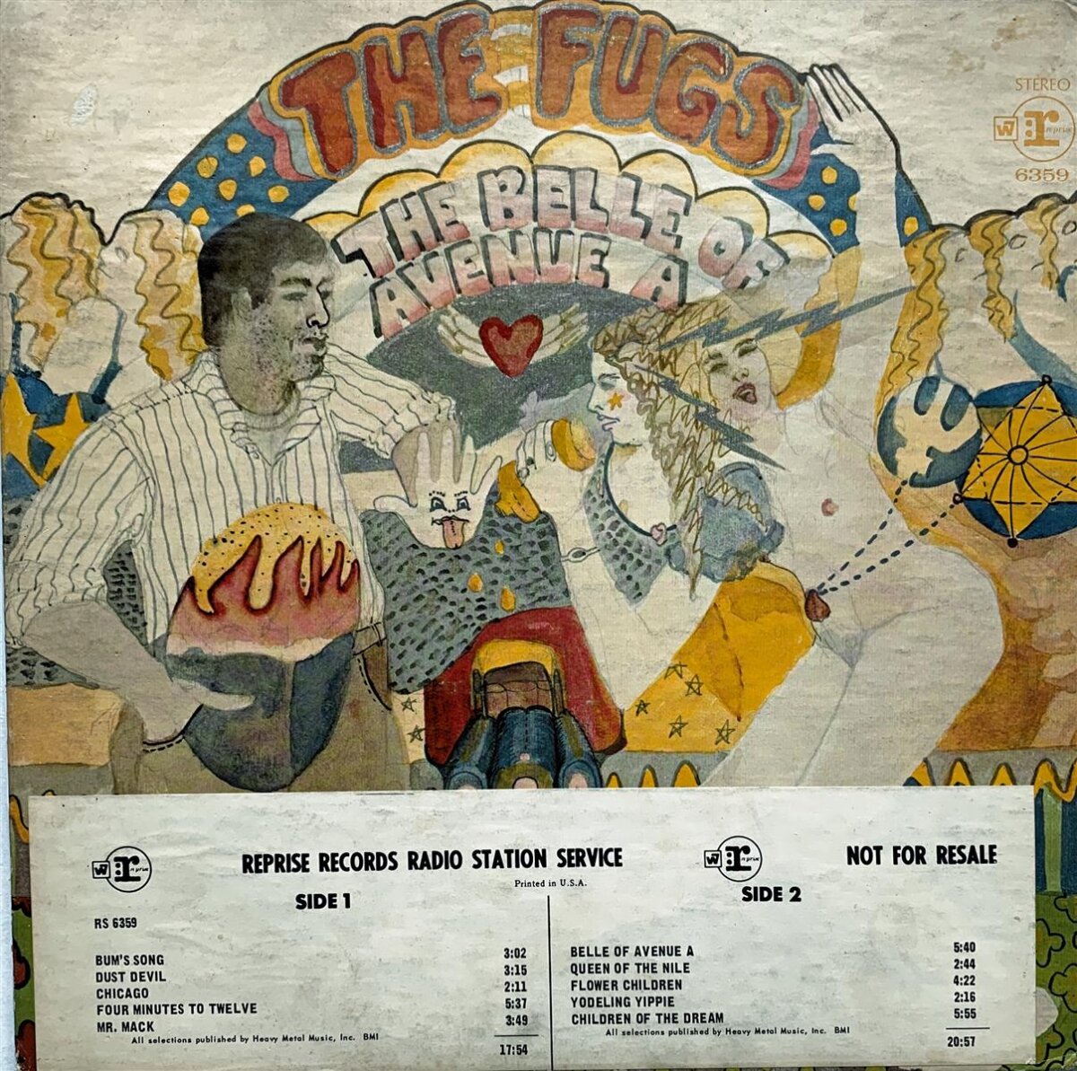 The Fugs - The Belle Of Avenue A [LP] | Reprise Records - RS 6359 | U ...